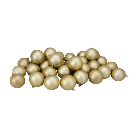 Click here for 32ct Matte Champagne Gold Shatterproof Christmas B... prices