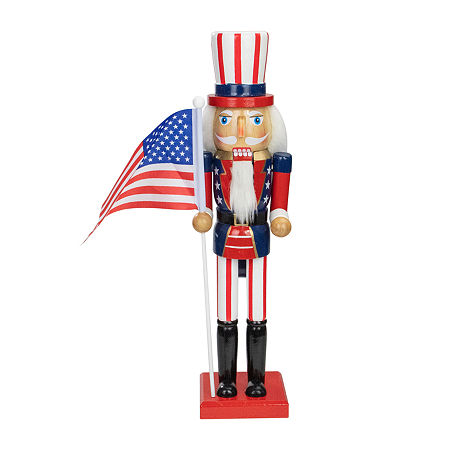Click here for 15 Patriotic Red and Blue Wooden Uncle Sam Christm... prices
