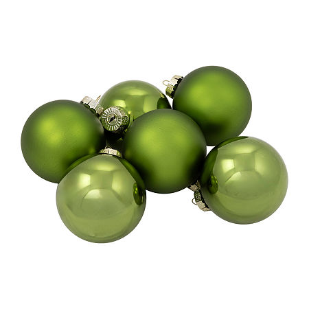 Click here for Northlight 2-Finish Glass Ball 6-pc. Christmas Orn... prices