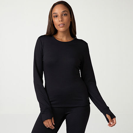 Click here for Free Country Womens Force Grid Fleece Crew Neck Lo... prices