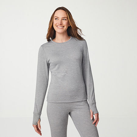 Click here for Free Country Womens Force Grid Fleece Crew Neck Lo... prices