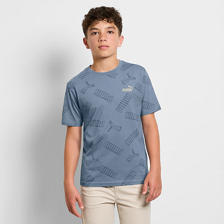 Click here for PUMA Big Kid Boys Crew Neck Short Sleeve Graphic T... prices