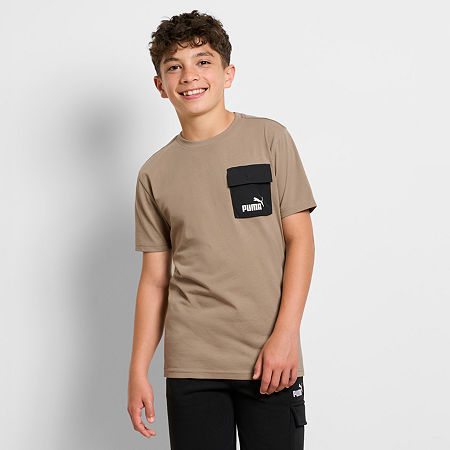 Click here for PUMA Big Kid Boys Crew Neck Short Sleeve Graphic T... prices