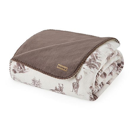 Click here for Bearpaw Canyon Washable Coco Plush Throw  One Size... prices