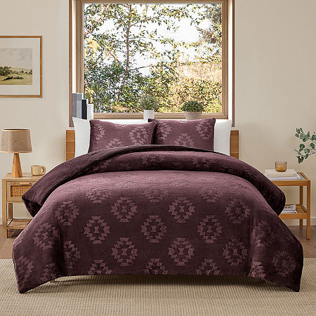 Click here for Bearpaw Kingvale Flannel Embossed 3-pc. Comforter... prices