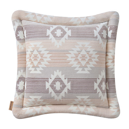 Click here for Bearpaw Mabel Coco Plush Square Throw Pillow  One... prices