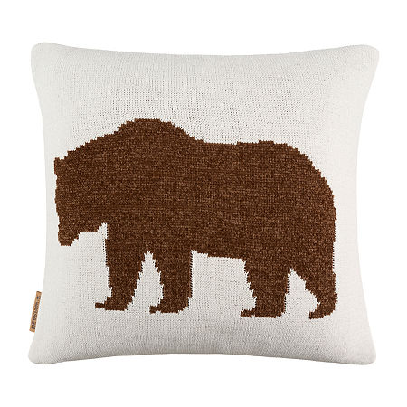 Click here for Bearpaw Eva Square Throw Pillow  One Size  White prices