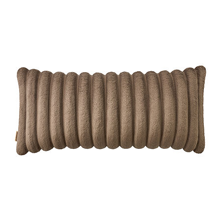 Click here for Bearpaw Milburn Faux Fur Lumbar Pillow  One Size... prices