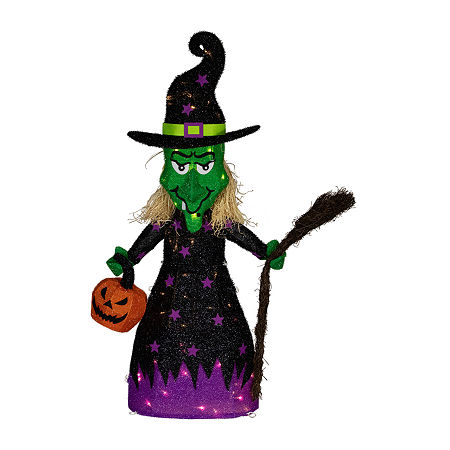 Click here for Northlight 39 Led Lighted Witch With Broom Hallowe... prices