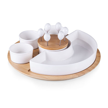 Click here for Picnic Time Wood Serving Set  One Size  Brown prices