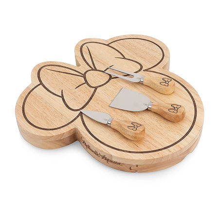 Toscana Disney Minnie Mouse Cheese Board with Tools - Parawood