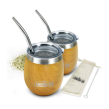 Click here for London Sip Stainless Steel 8 oz. Yerba Mate Cup Se... prices