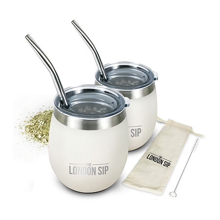 Click here for London Sip Stainless Steel 8 oz. Yerba Mate Cup Se... prices