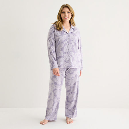 Click here for Adonna Womens Fleece Long Sleeve 2-pc. Plus Pajama... prices