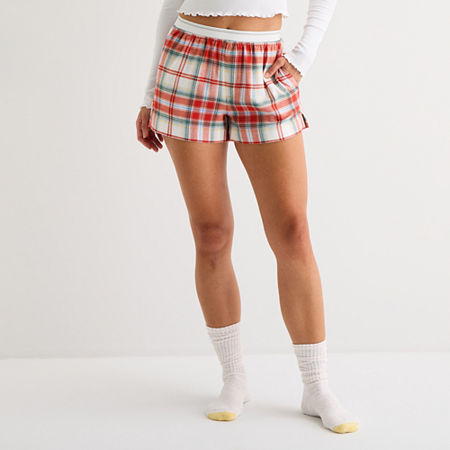 Click here for Arizona Body Womens Flannel Juniors Pajama Shorts... prices