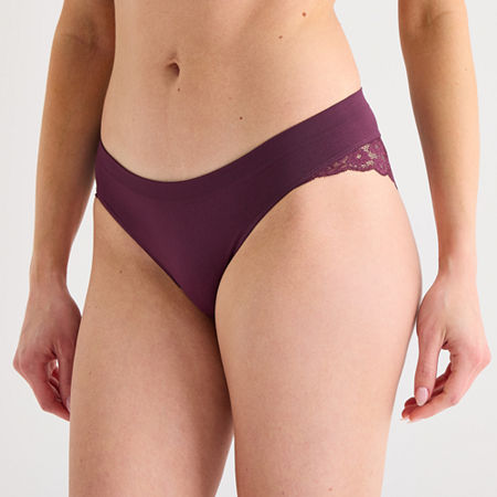Click here for Ambrielle Seamless Lace Cheeky Panty  Small  Purpl... prices