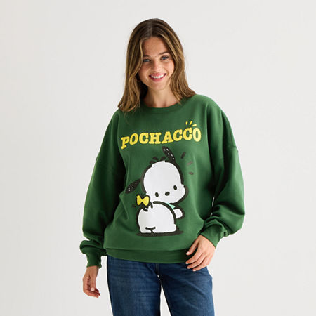 Click here for Pochacco Womens Crew Neck Long Sleeve Juniors Swea... prices