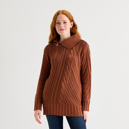 Click here for St. Johns Bay Tall Womens Turtleneck Long Sleeve P... prices