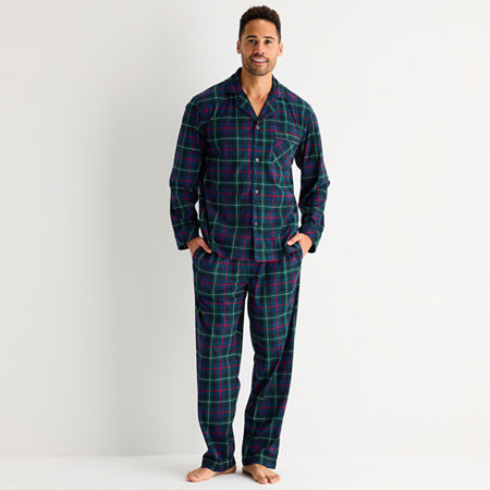 Click here for St. Johns Bay Mens Fleece Long Sleeve 2-pc. Pajama... prices