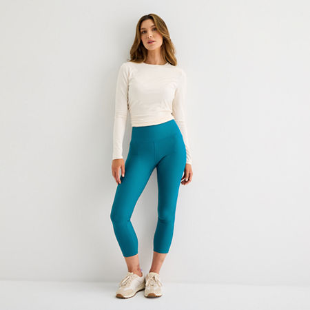 Click here for Xersion EverContour+ Womens High Rise 23 Cropped L... prices
