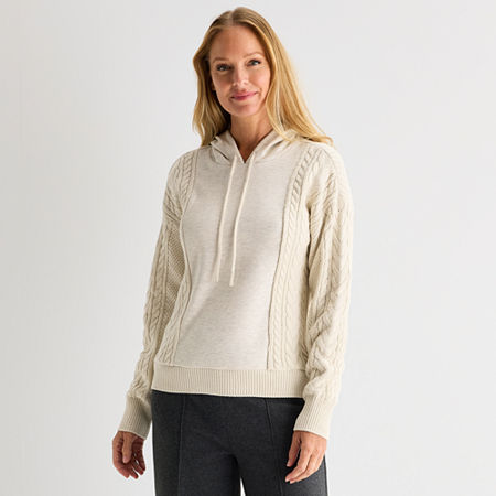 Click here for Liz Claiborne Womens Hooded Long Sleeve Pullover S... prices