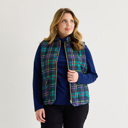 Click here for St. Johns Bay Womens Plus Midweight Quilted Vest... prices