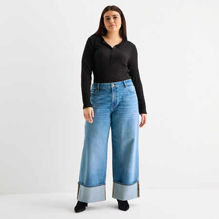 Click here for a.n.a Plus Womens Highest Rise Wide Leg Jean  18w... prices