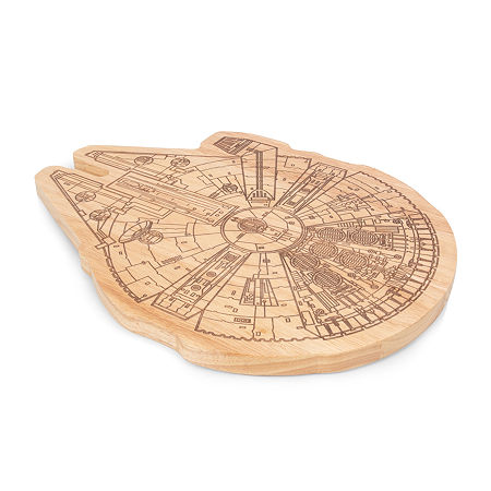 Toscana Star Wars Millennium Falcon 16 Serving Board - Brown