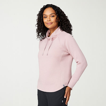 Free Country Womens UltraFill Cowl Neck Top - Primrose
