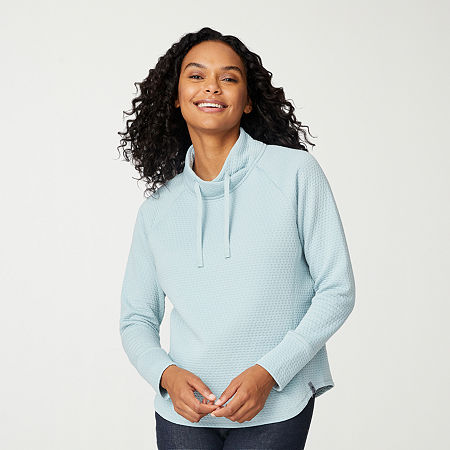 Free Country Womens UltraFill Cowl Neck Top - Mist