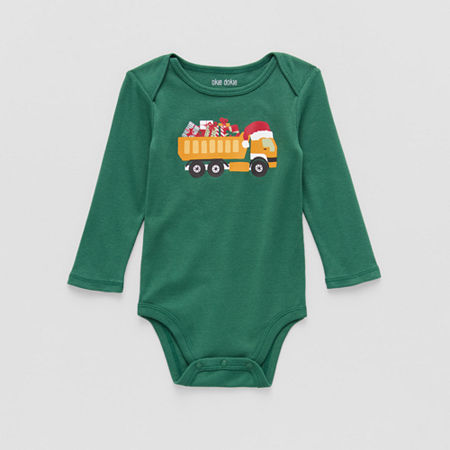Click here for Okie Dokie Baby Boys Round Neck Long Sleeve Rib Bo... prices