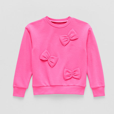 Click here for Thereabouts Little Girls Round Neck Long Sleeve Sw... prices