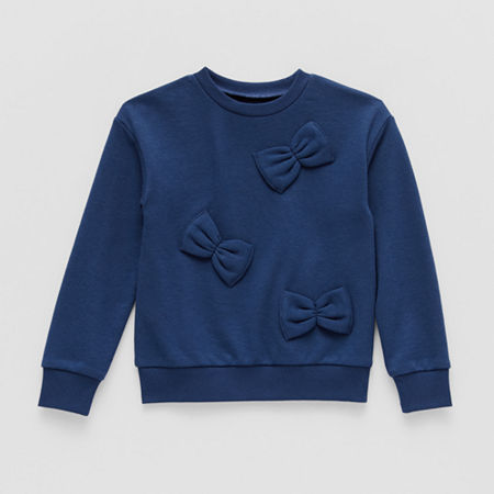 Click here for Thereabouts Little Girls Round Neck Long Sleeve Sw... prices