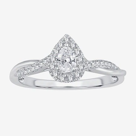 Click here for Womens 1/3 CT. T.W. Natural White Diamond 10K Whit... prices