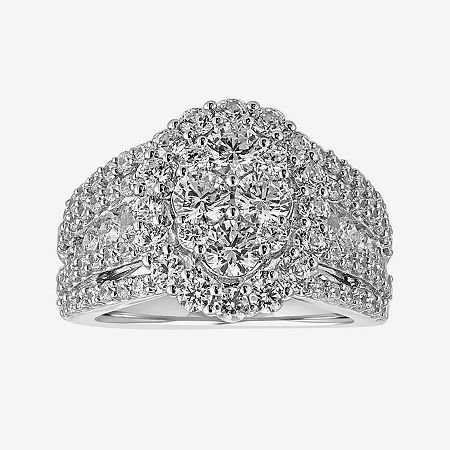 Click here for 3 CT.T.W. Natural Diamond 14K White Gold Engagemen... prices