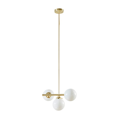 Click here for INK+IVY Aurelia 3-Light Chandelier  One Size  Yell... prices