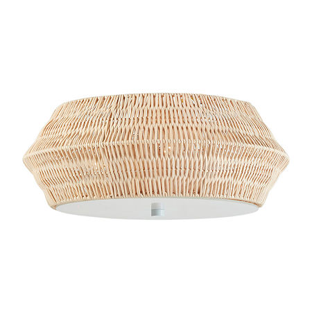 Click here for INK+IVY Mililani Flush Mount Light  One Size  Whit... prices