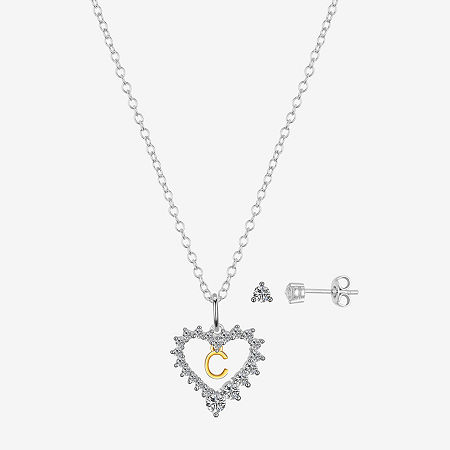 Click here for Sparkle Allure Pendant Necklace & Stud Earring Wom... prices