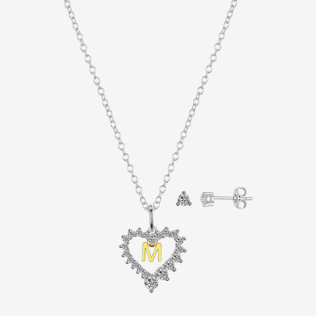 Click here for Sparkle Allure Pendant Necklace & Stud Earring Wom... prices