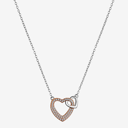Click here for Footnotes Womens Cubic Zirconia Sterling Silver He... prices