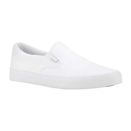 Lugz Clipper Mens Round Closed Toe Slip-On Shoe  13 Medium  White