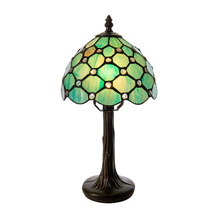 Click here for Dale Tiffany Zahra Desk Lamp  One Size  Green prices