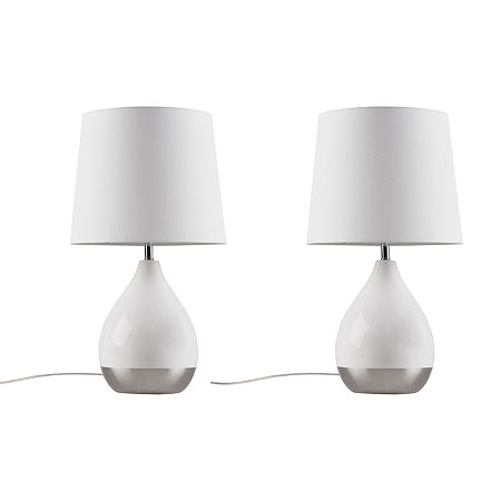 Click here for 510 Design 21.5 Liora 2-Tone 2-pc. Lamp Set  One S... prices