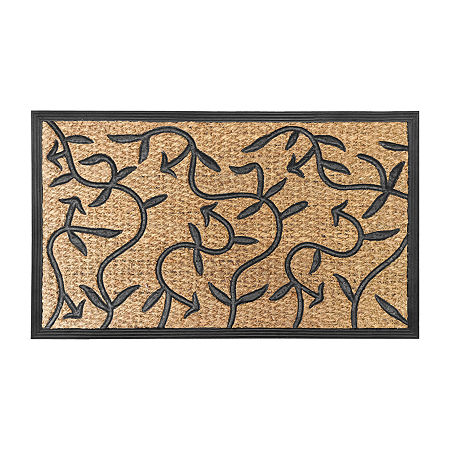 Click here for Achim Flora Natural Coir 18X30 Doormat  One Size... prices