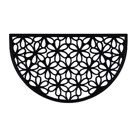 Click here for Achim SLC Daisy Wrought Iron Rubber 18X30 Doormat... prices