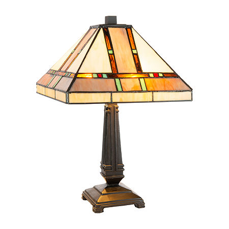 Click here for Dale Tiffany Hyde Park Mission Table Lamp  One Siz... prices