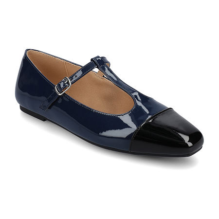 Click here for Journee Collection Theah Womens Cap Closed Toe Mar... prices