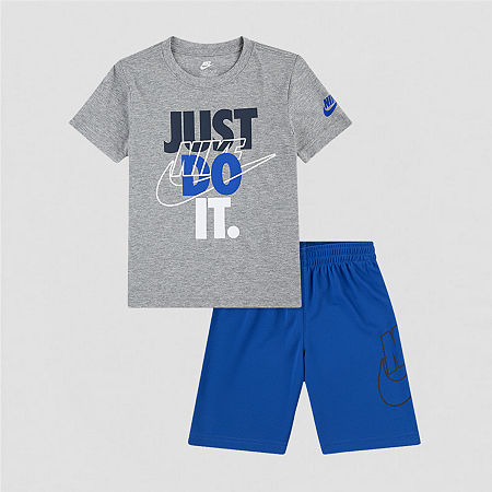 Click here for Nike Little Boys 2-pc. Short Set  4  Blue prices