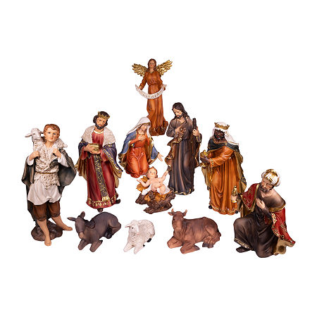 Click here for Kurt Adler 18-Inch Nativity Table Piece 11 PC Set... prices