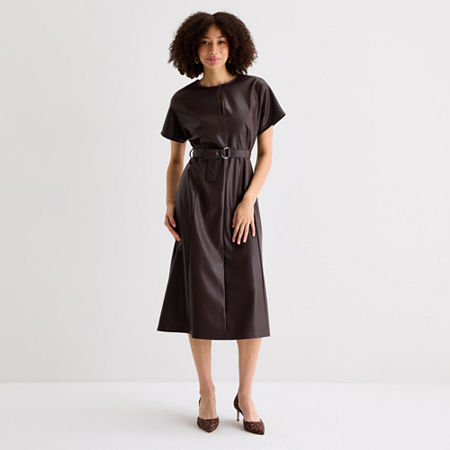 Click here for Sam And Jess Womens Short Sleeve Midi Fit + Flare... prices